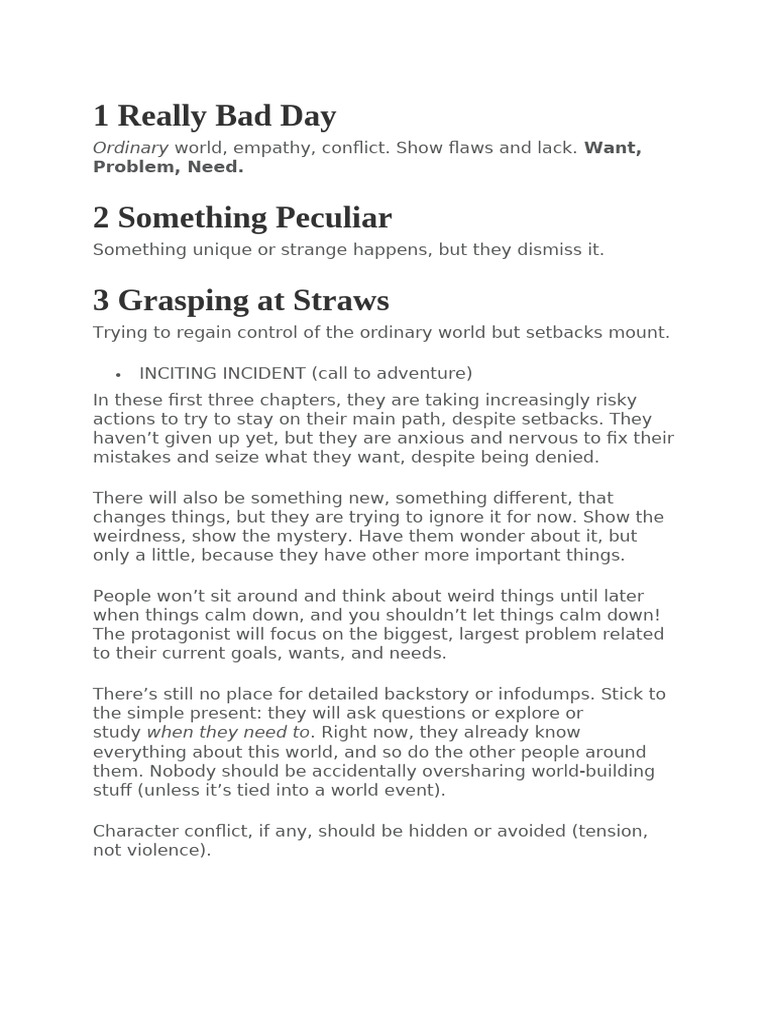 3 Act Story Structure | PDF