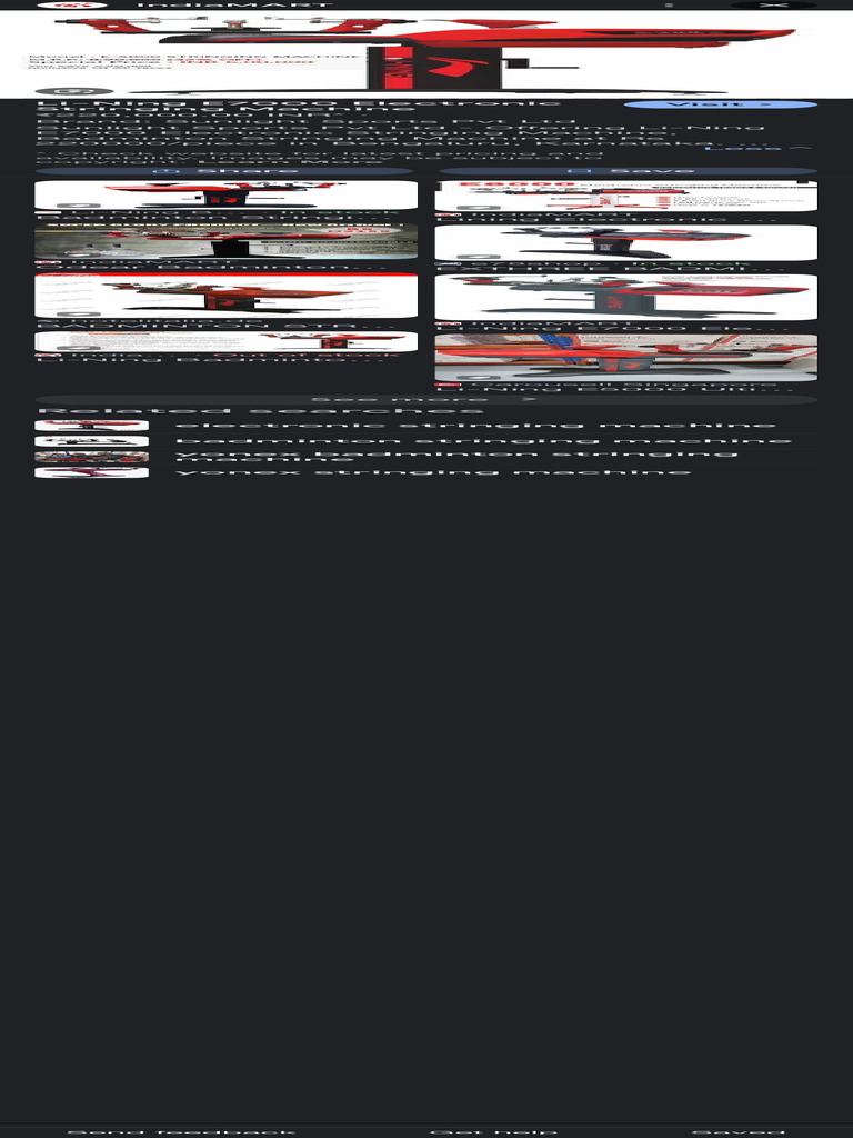 Lining E7000 Stringing Machine - Google Search | PDF | Technology & Engineering