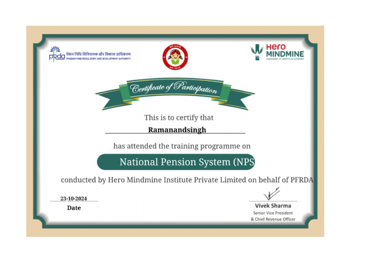 Certificate | PDF