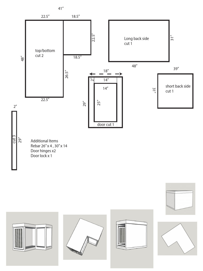 Dog Crate Blueprints | PDF