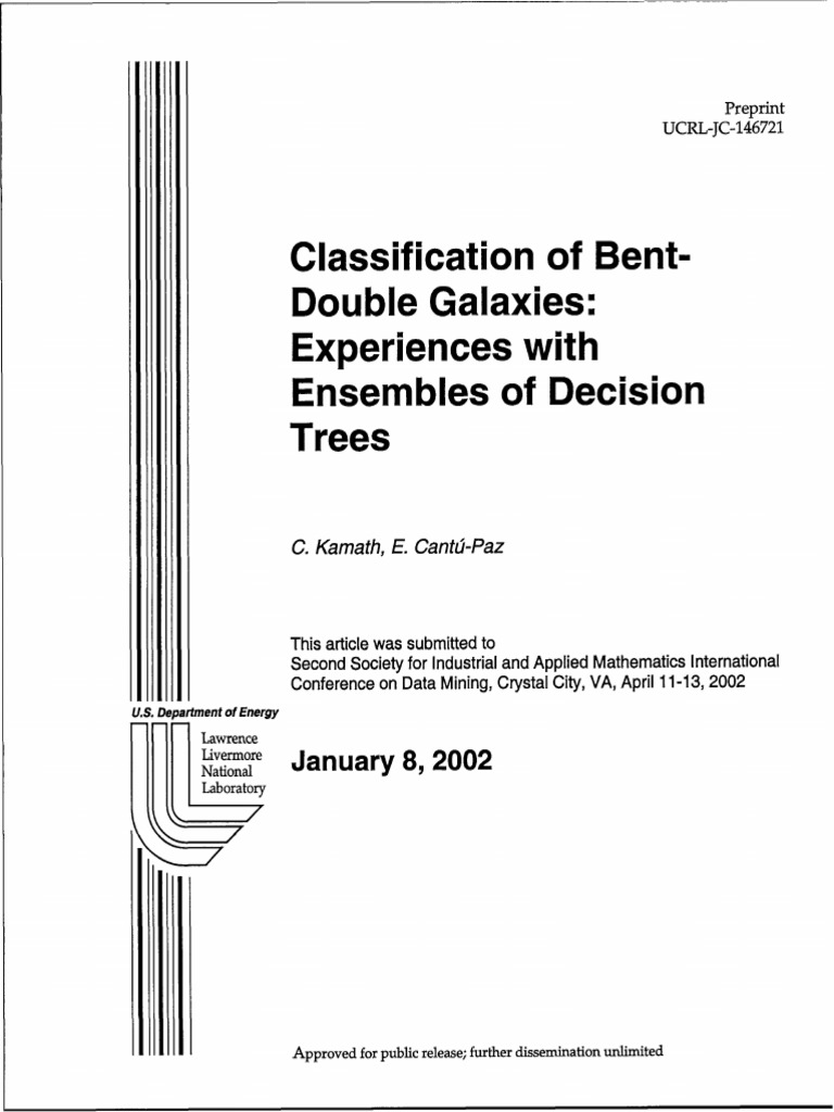 Classification of Bent-Double Galaxies | PDF | Statistical ...