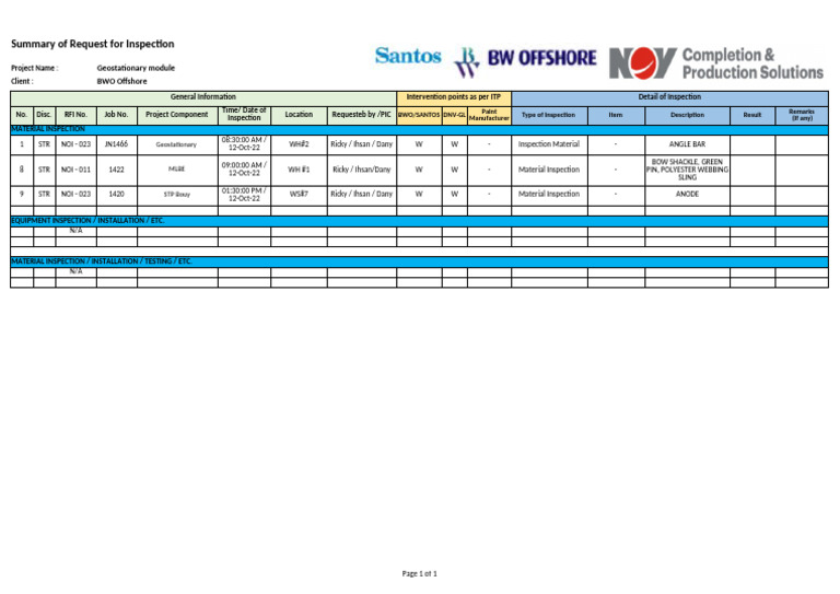 Notice For Inspection Register | PDF