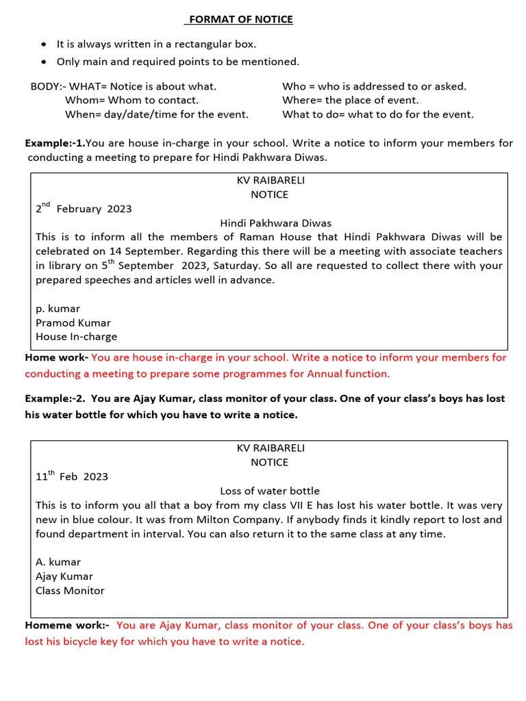Notice | PDF