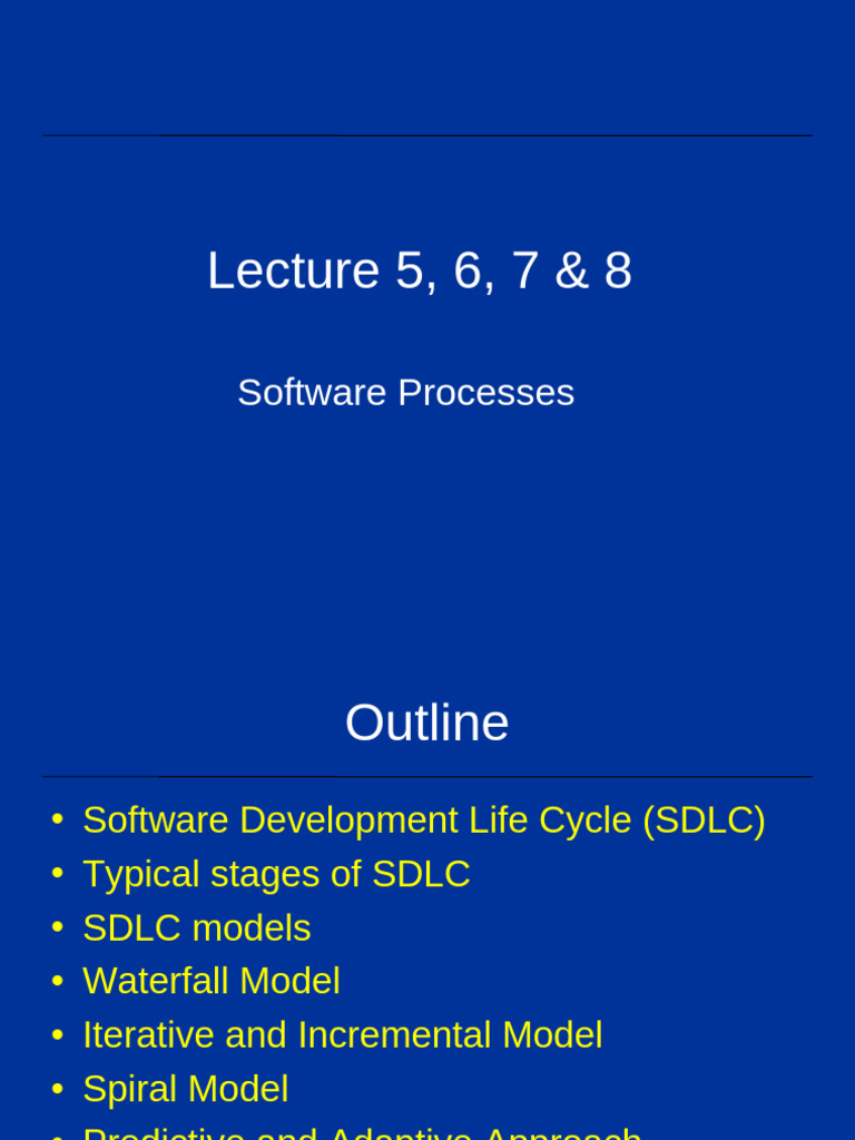 Software Engineering Lec2 | PDF | Software Development Process | Agile Software Development