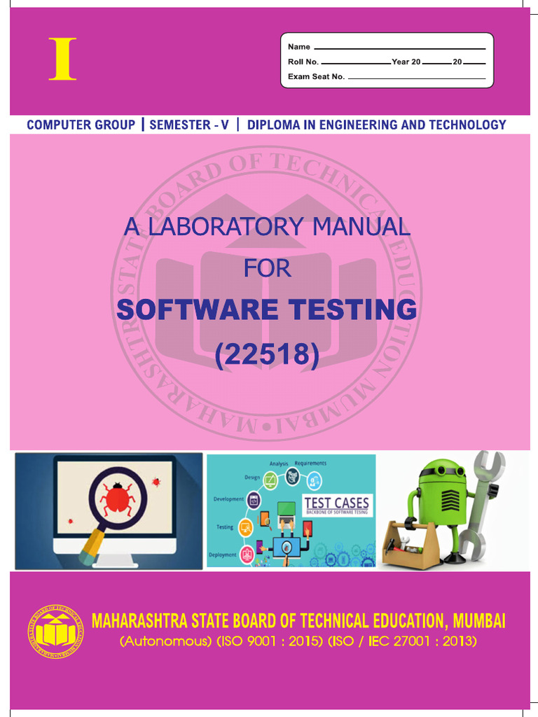 Software Testing Laboratory Manual | PDF | Engineering | Software Testing