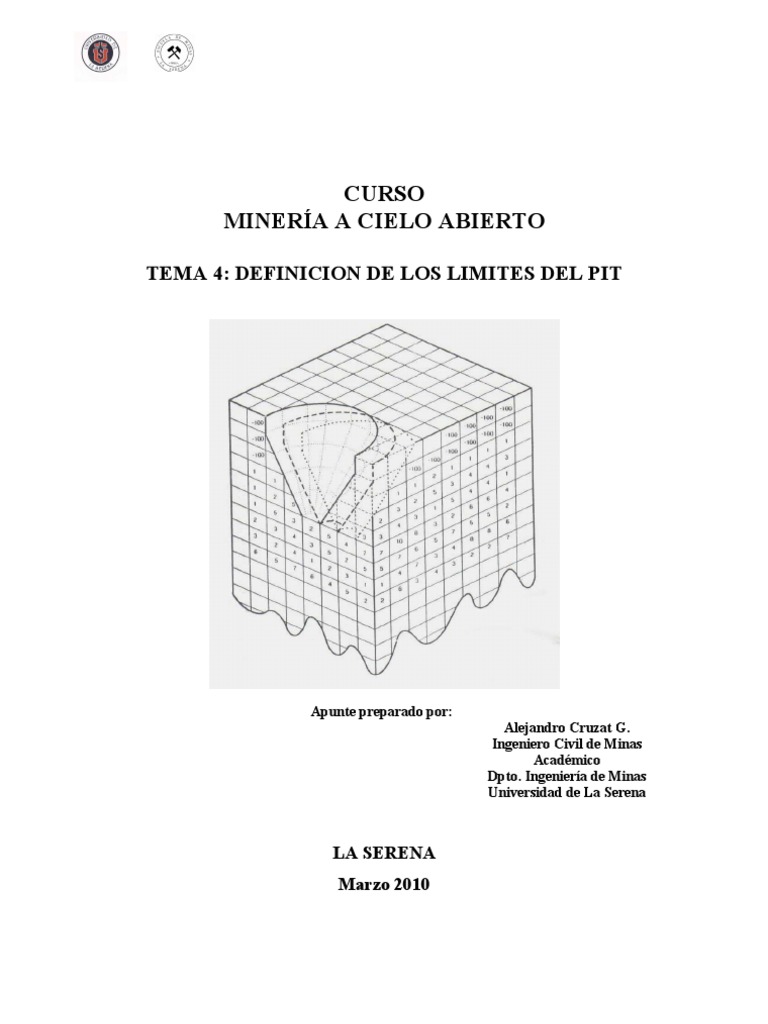 4 Definicion de Limites Del Pit | PDF | Geología económica | Minería