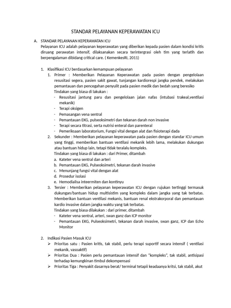 Standar Pelayanan | PDF