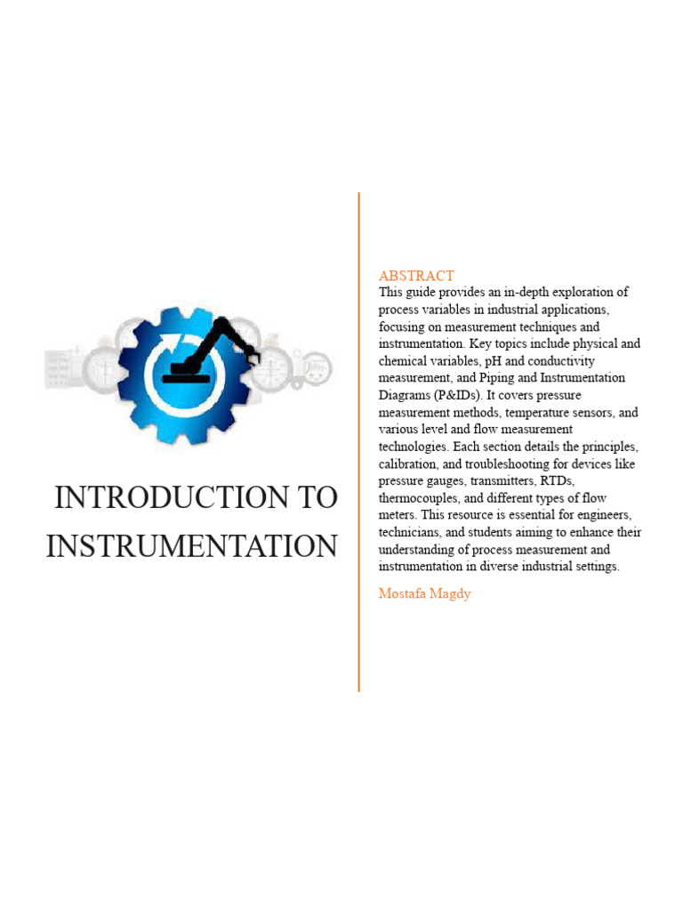 Introduction To Instrumentation | PDF | Flow Measurement | Pressure ...