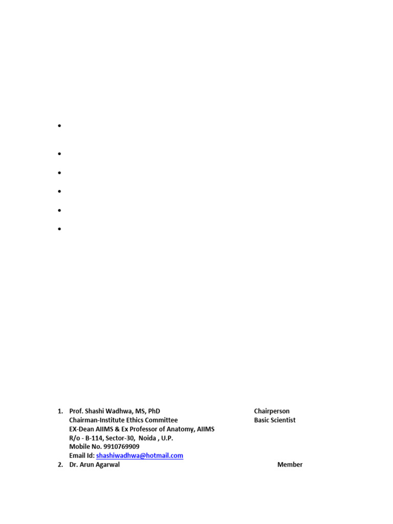 SOP 1-5: Ethics Committee Guidelines | PDF | Clinical Trial | Health Care