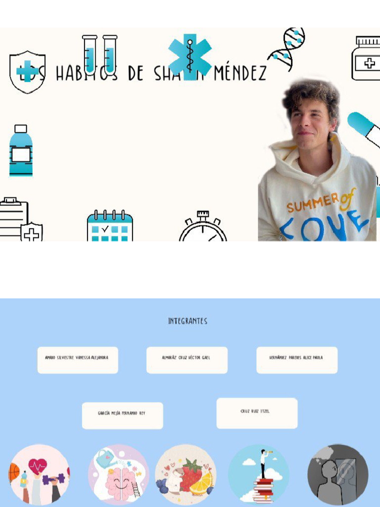HÁBITOS DE SHAWN MENDES 1°II | PDF