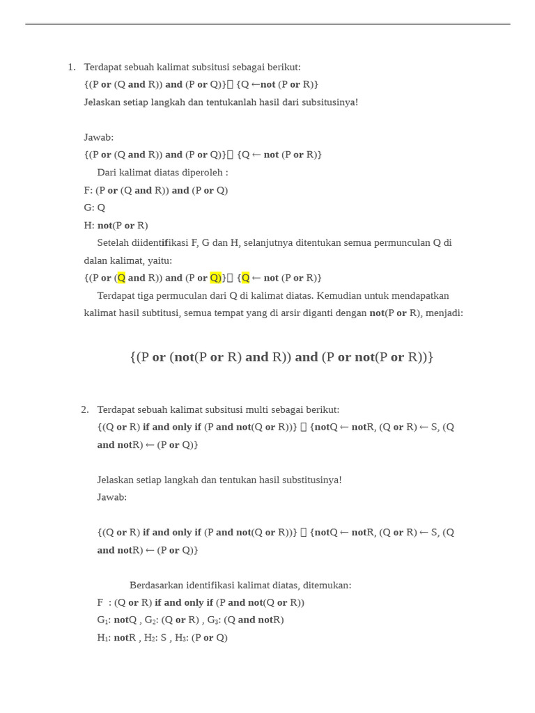 Tugas 2 Logika Informatika Pdf