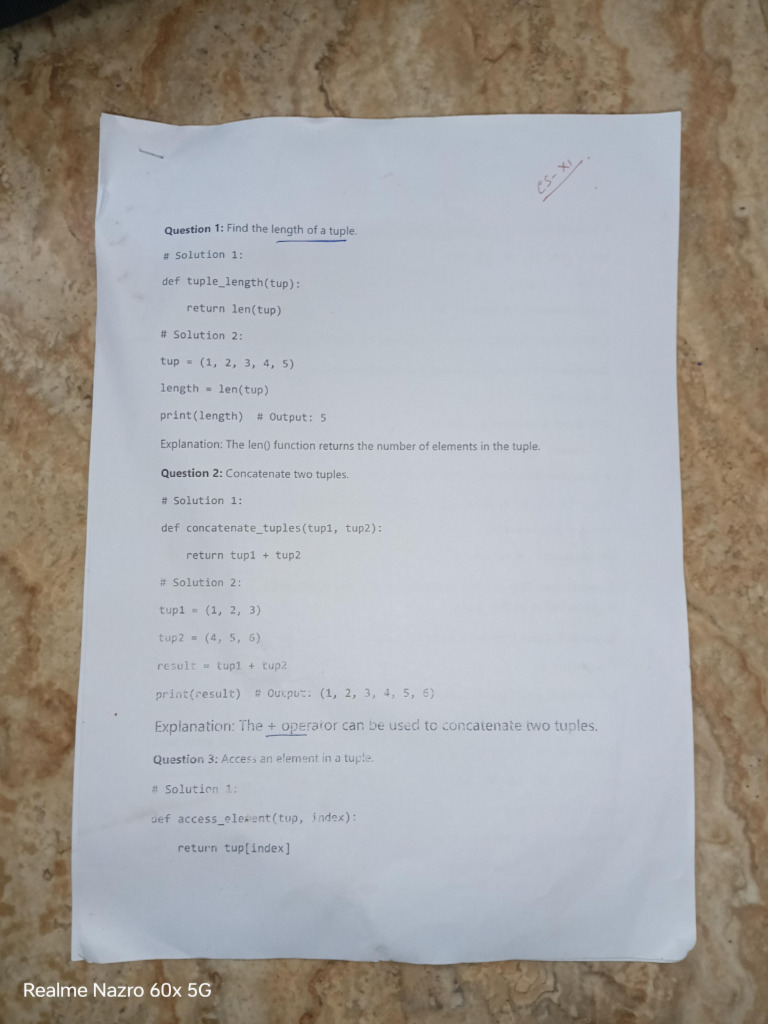 Tuple Data Type (Python) | PDF | Mathematical Logic | Theoretical ... Tuple Data Type (Python) | PDF | Mathematical Logic | Theoretical ...