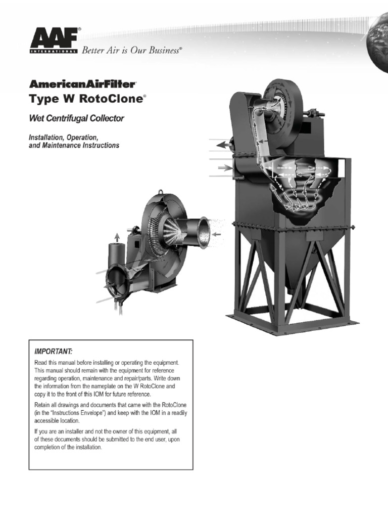 American Air Filter W RotoClone | PDF