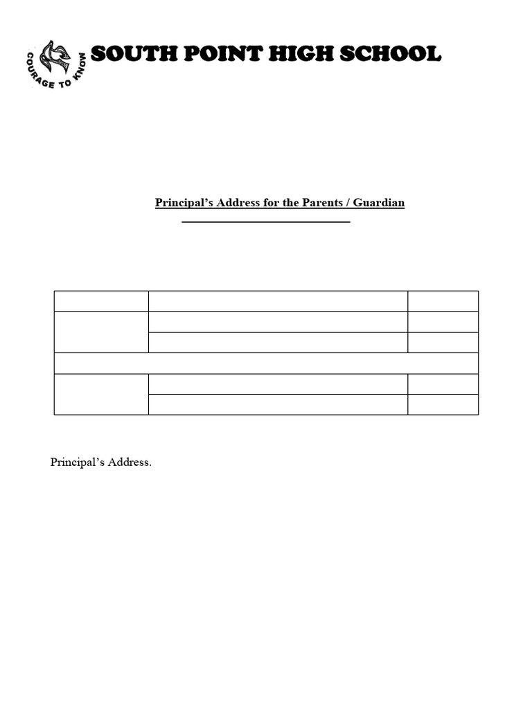 Circular No.53 (Principal's Address For Class X) - 18.10.2024 | PDF