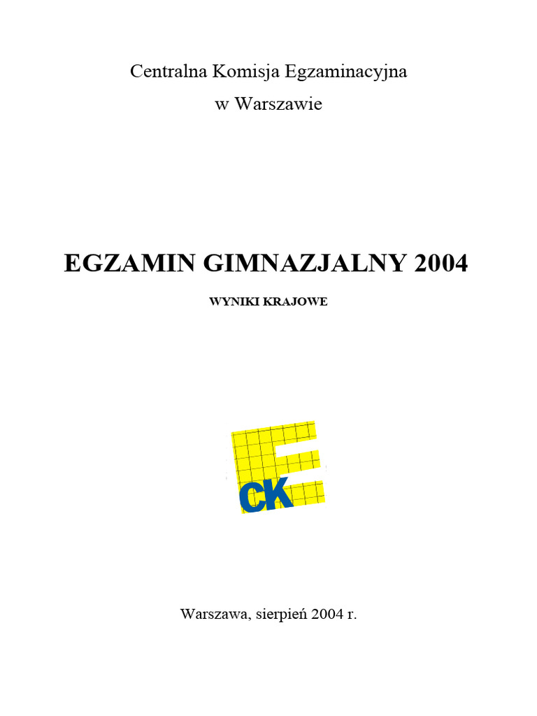 Egz Gim2004 | PDF