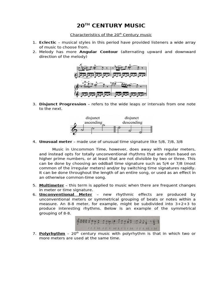 20TH Century Music | PDF