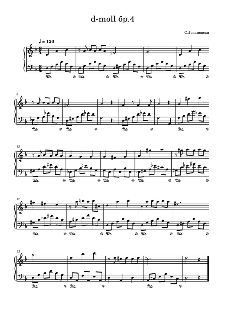 d-moll бр.4 | PDF