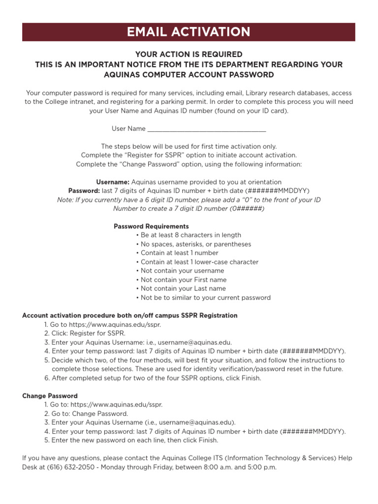 How To Activate Your Email | PDF | Password | Cyberspace