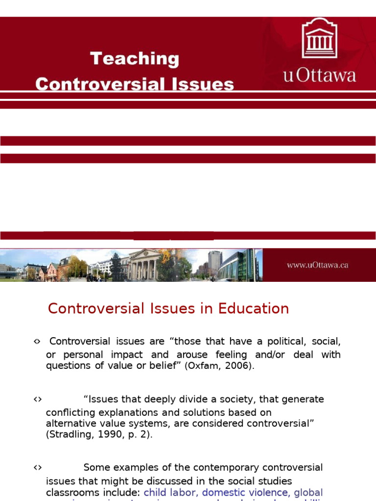Teaching Controversial and Current Issues | PDF | Teachers | Ideologies