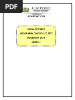 Grade 7 History Term 1 Exam Paper | PDF
