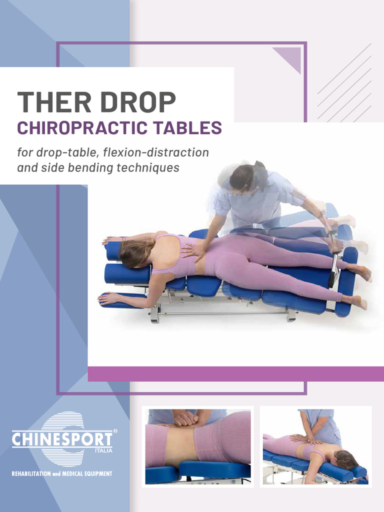 Manual Therapy Tables - Ther Drop | PDF | Vertebral Column | Chiropractic