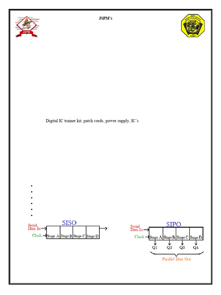 IC 74194 Shift Register Functions | PDF | Computer Data | Computer Engineering
