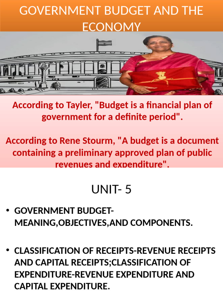 UNIT 3 GOVERNMENT BUDGET | PDF | Government Budget Balance | Taxes