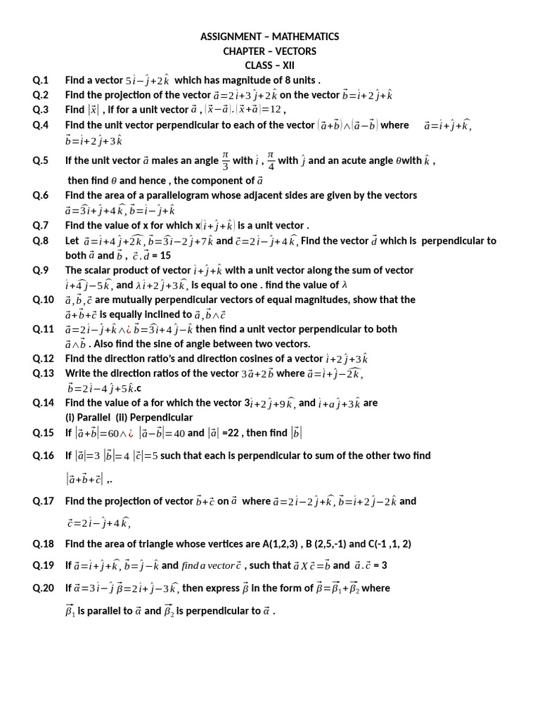 vector | PDF | Euclidean Vector | Norm (Mathematics)