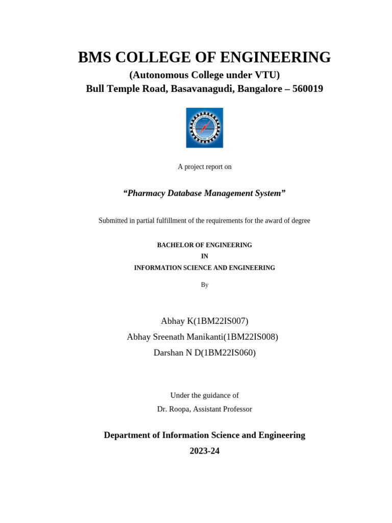 DBMS Report Format (1) | PDF | Databases | Websites