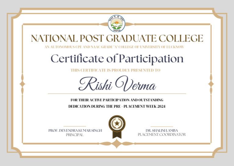 Certificate Eee Pdf