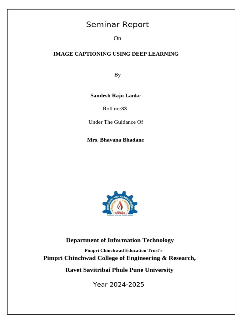 Seminar Report Final | PDF | Deep Learning | Graphics Processing Unit