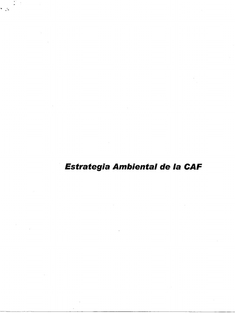 Estrategia-Ambiental-de-la-CAF | PDF