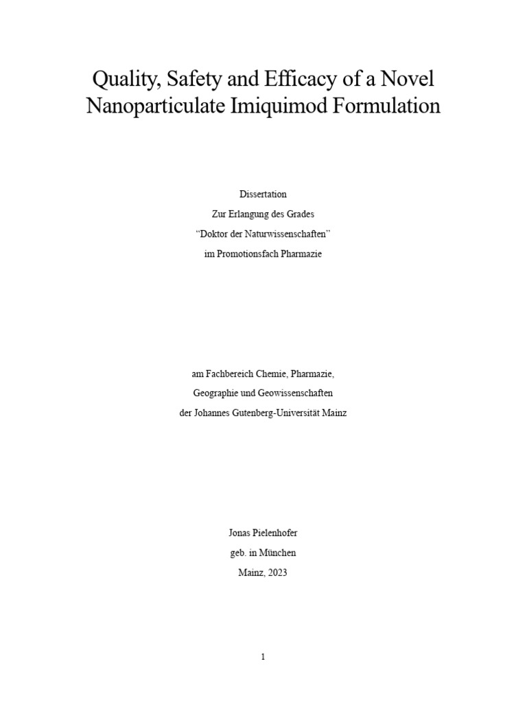 Quality Safety and Efficacy O-20231220163834236 | PDF | Toll Like ...