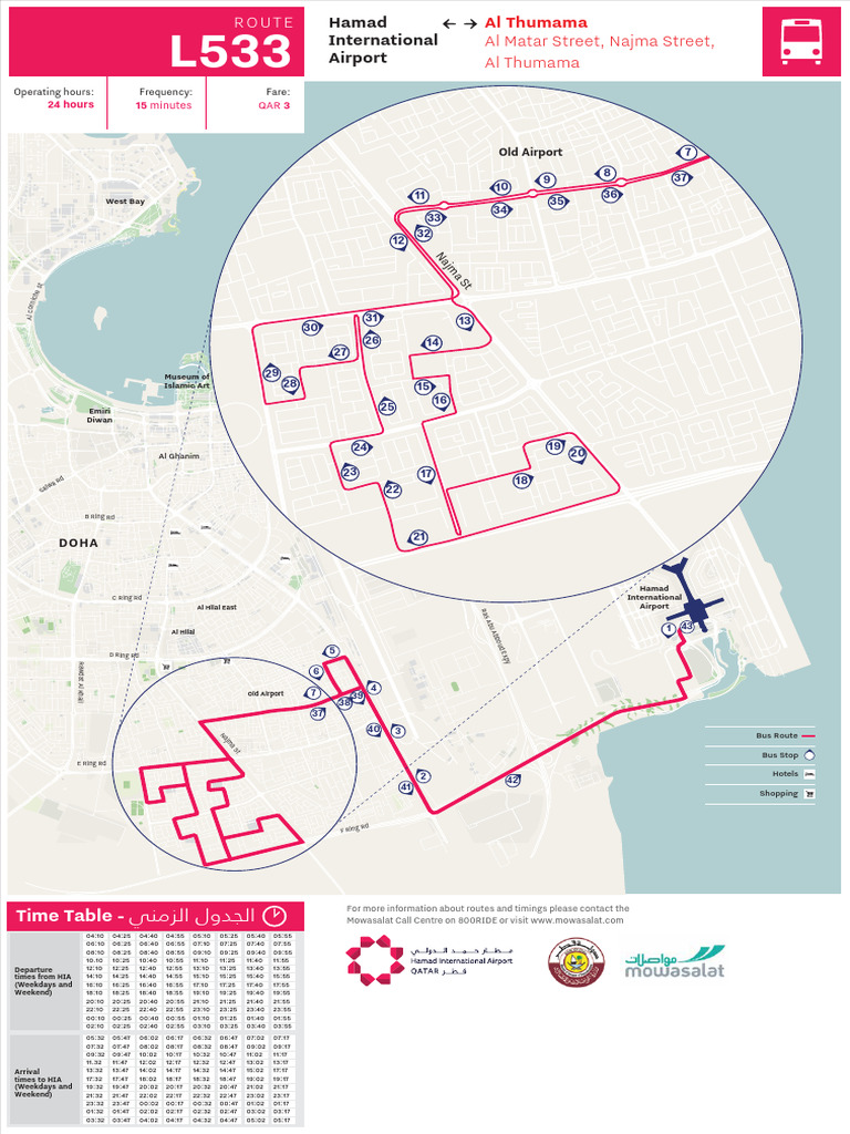 L533 Bus Route | PDF | Bus Transport | Transport