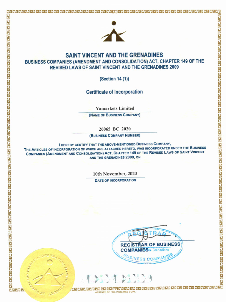 ST - Certificate | PDF