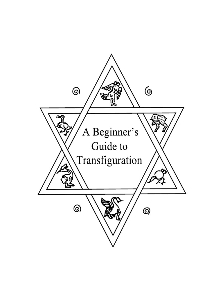 Transfiguration Textbook Template Pdf Art