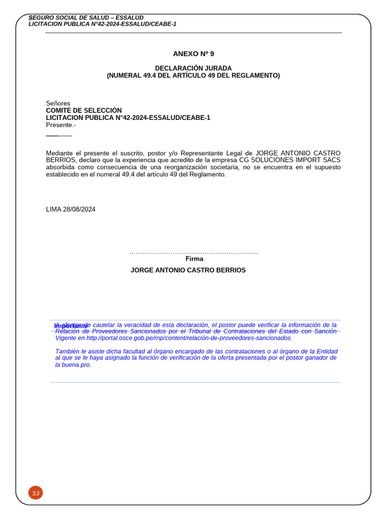 anexo 9 y 10 essalud | PDF