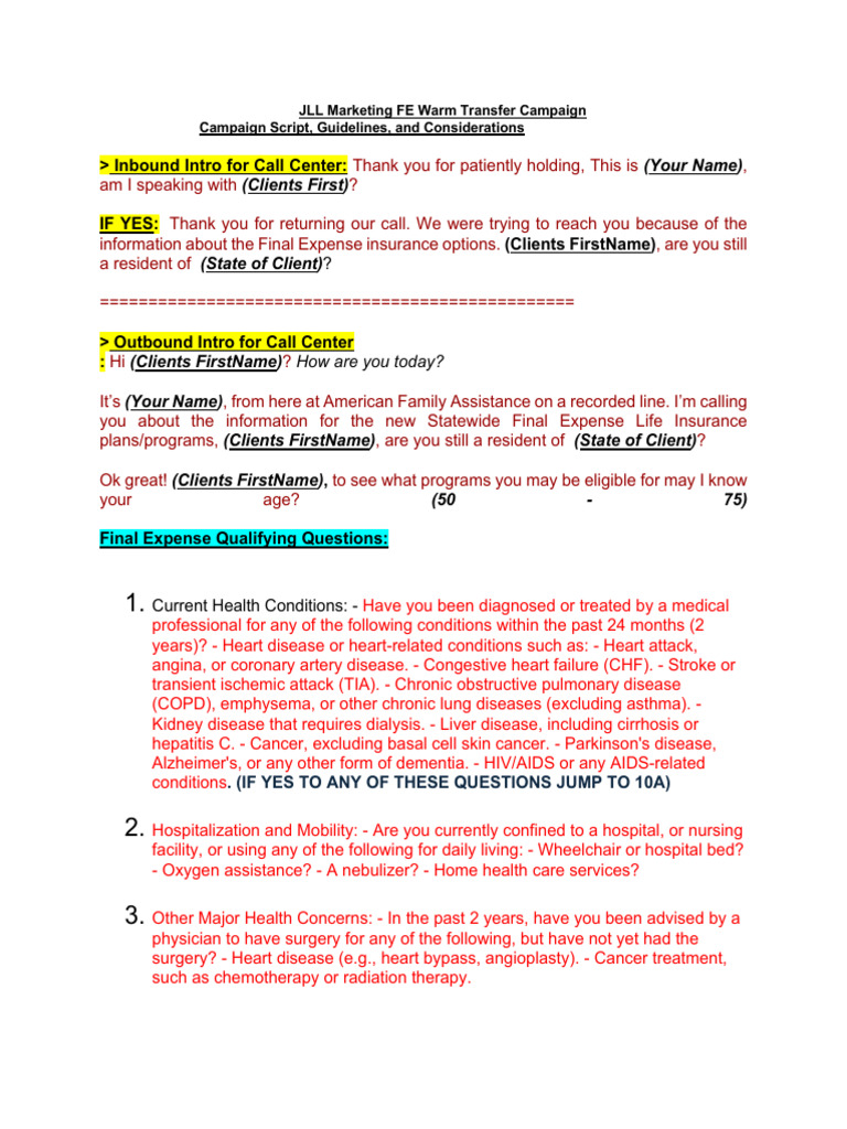 Updated FE Transfer Script | PDF | Diabetes | Chronic Obstructive ...