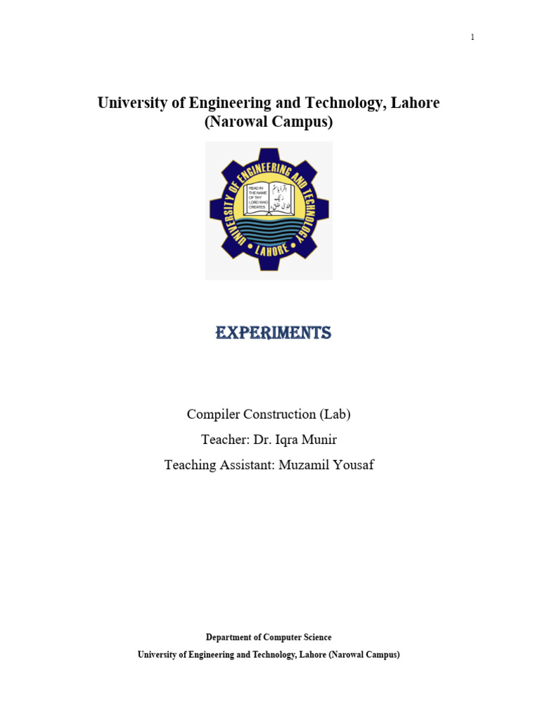 CC Exp CS 20 | PDF | Compiler | Computer Science