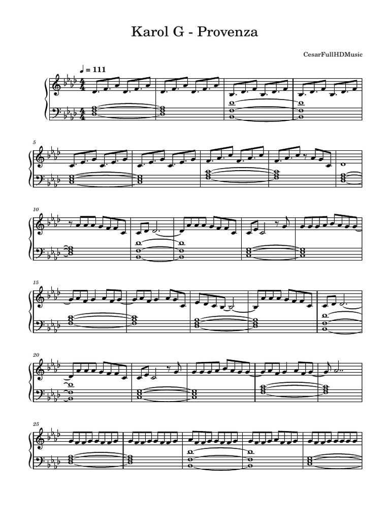 Karol G - Provenza | PDF