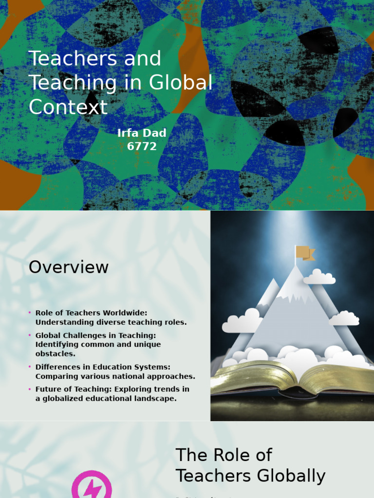 Teachers and Teaching in Global Context | PDF | Teachers | Sustainable ...
