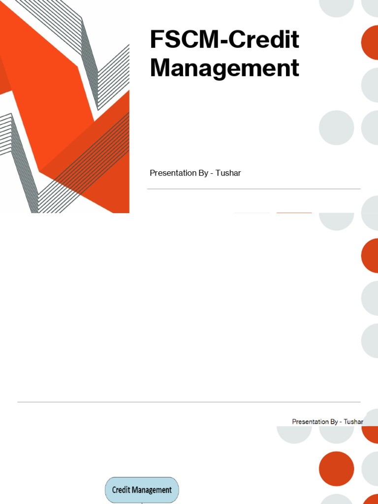 Beginner's Guide For SAP FSCM Credit Management | PDF | Credit ...
