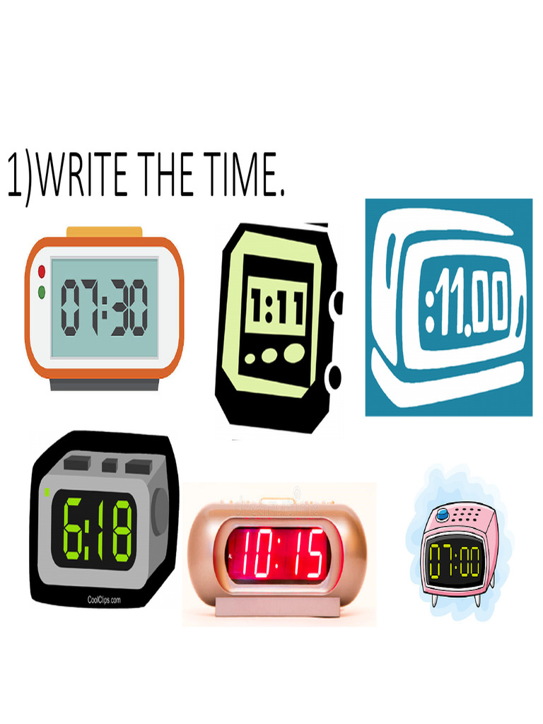 Time and Clocks | PDF | Foreign Language Studies | Science & Mathematics