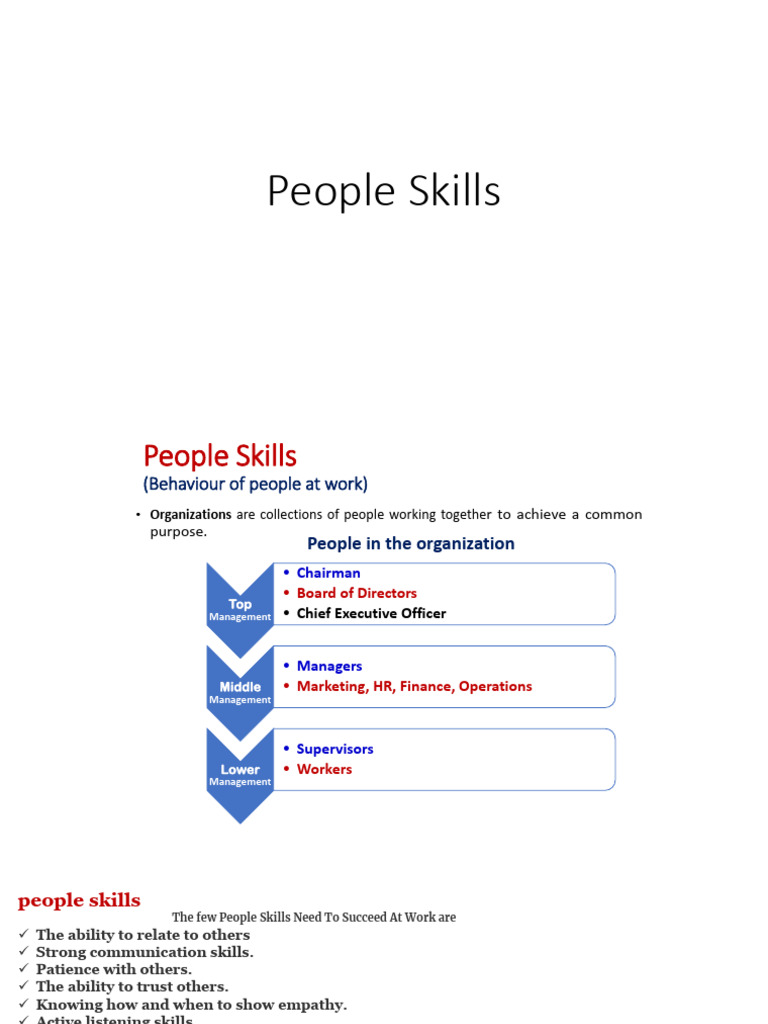 People Skills | PDF