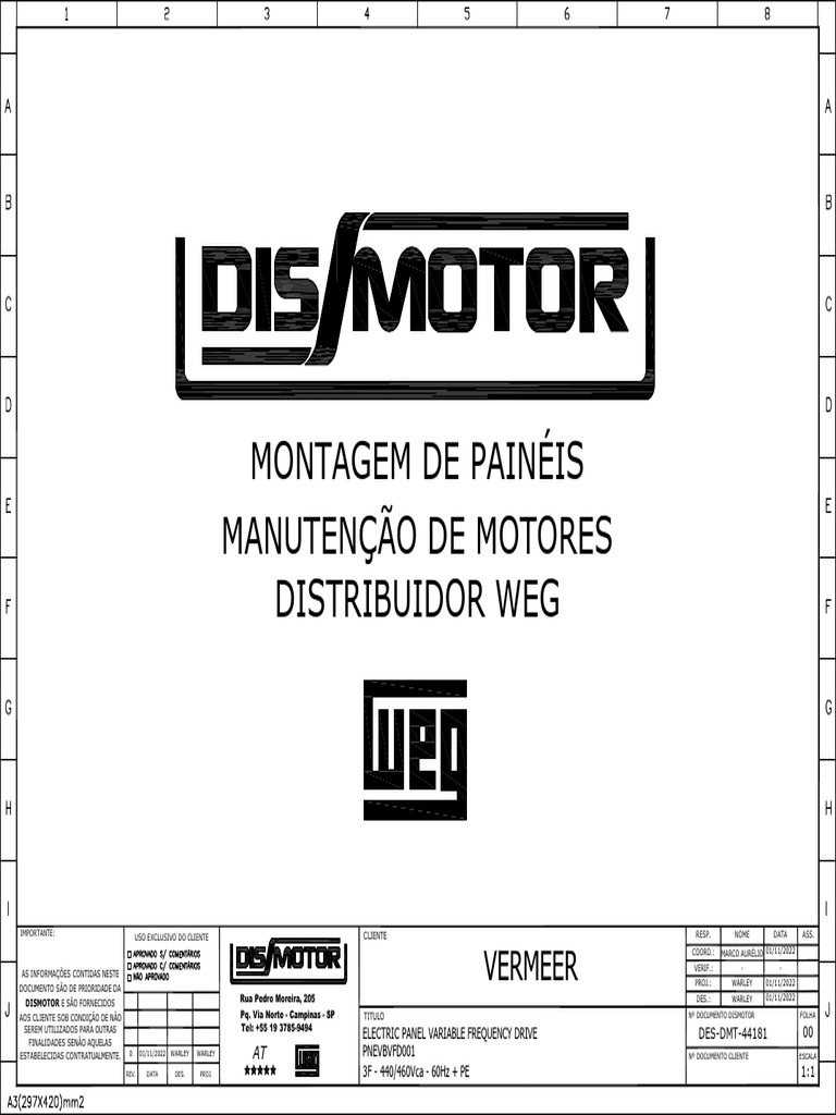 Electric Panel VFD Data Sheet | PDF | Electrical Equipment ...