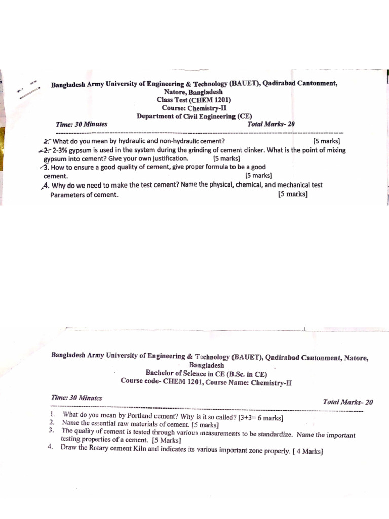 14th Batch, CT Question, 1'2 | PDF