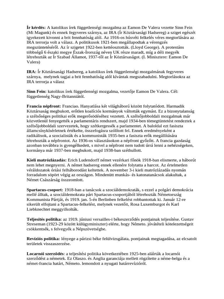 27 2.vilaghaboru Fogalmak | PDF