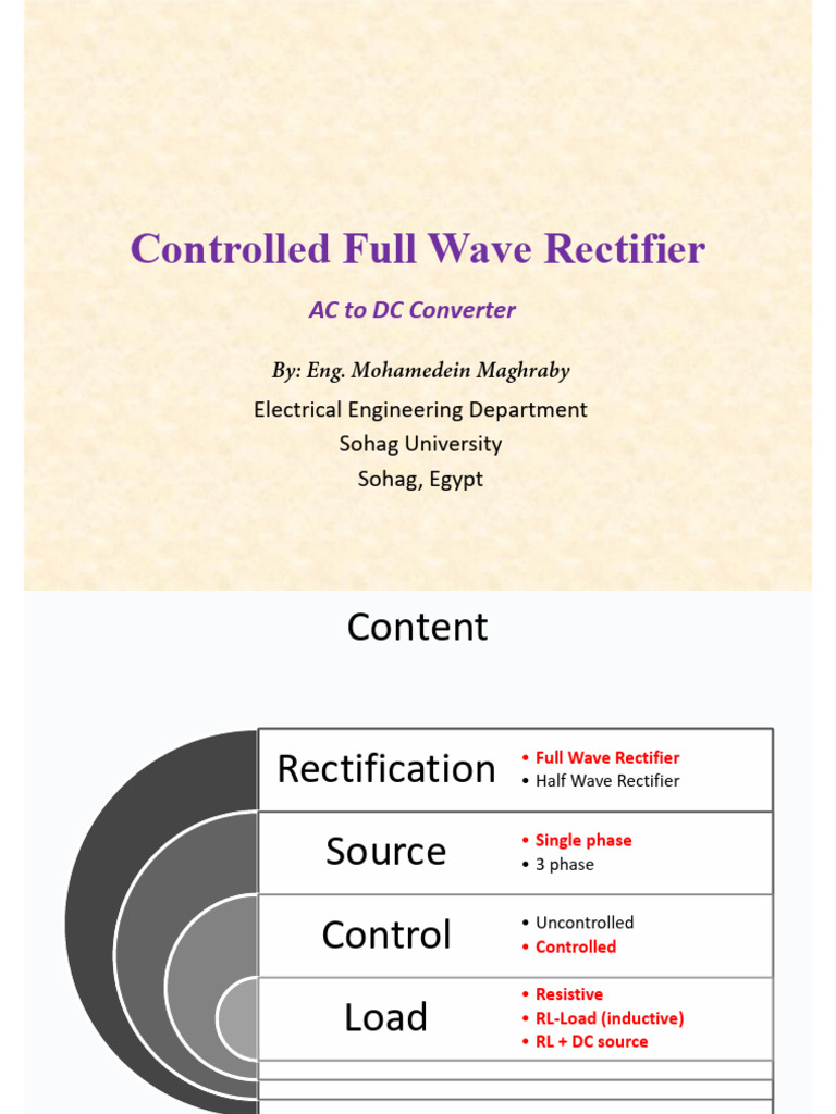 2.2-Full Wave Rectifier (Controlled) | PDF | Rectifier | Electricity