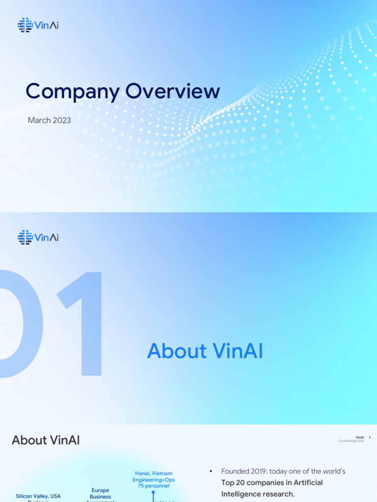 VinAI - Intro BUnits - Non NDA 20230308 | PDF | Artificial Intelligence ...