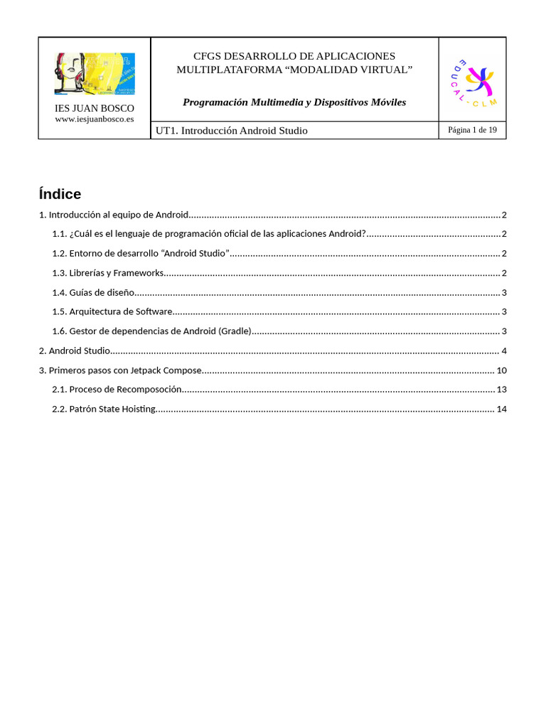 UT1. Introducción a Android Studio | PDF | Aplicación movil | Android ... UT1. Introducción a Android Studio | PDF | Aplicación movil | Android ...